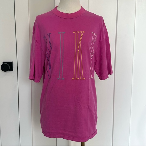 Nike | Tops | Hot Pink Nike Boxy Tee | Poshmark